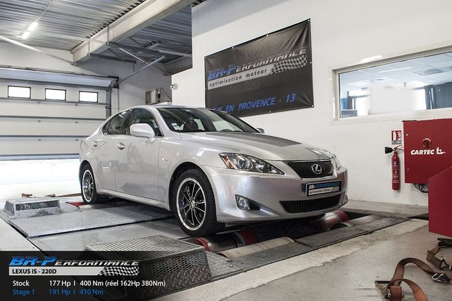Lexus IS 220D stage 1 - BR-Performance - Motor optimisation