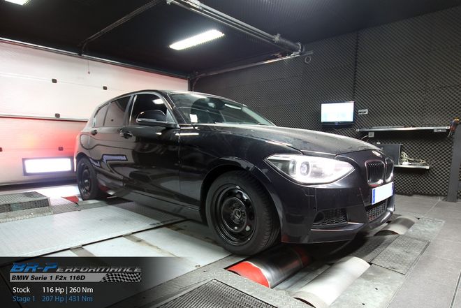 BMW Serie 1 F2x 116d (2.0D) stage 2 - BR-Performance - Motor optimisation