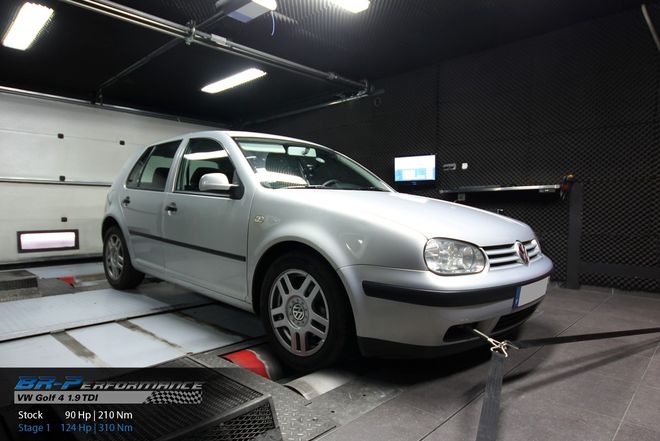 Volkswagen Golf IV 1.9 TDi stage 1 - BR-Performance - Motor optimisation