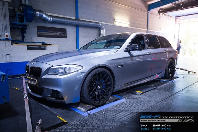 BMW Serie 5 F1x 535d stage 2 - BR-Performance - Motor optimisation