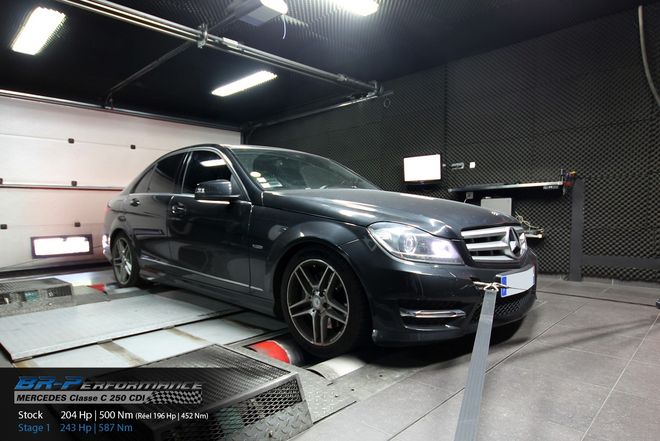 Mercedes C W204 250 CDI stage 1 - BR-Performance - Motor optimisation