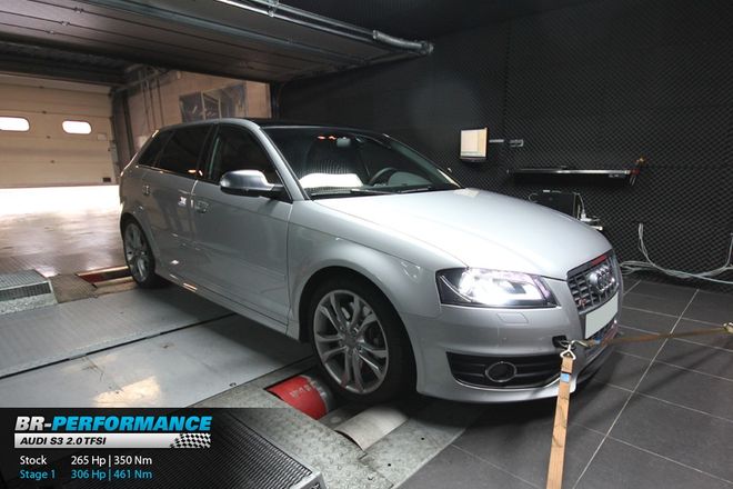 Audi S3 8P Mk1 S3 2.0 TFSi stage 1 - BR-Performance - Motor optimisation