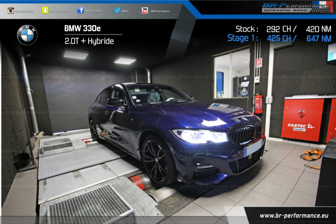 BMW Serie 3 G2x 330e stage 1 - BR-Performance - Professionele chiptuning