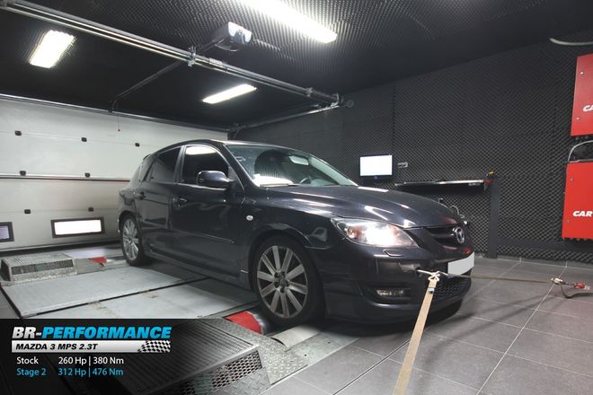 Mazda MPS 2.3T MPS stage 2 - BR-Performance - Motor optimisation