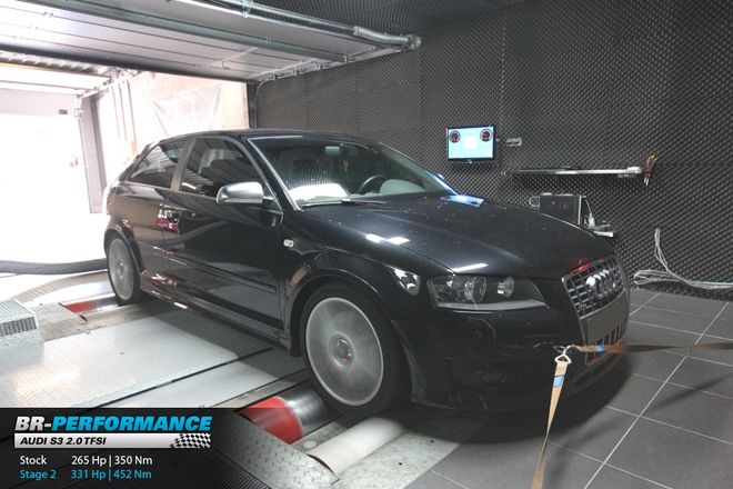 Audi S3 8P Mk1 S3 2.0 TFSi stage 2 - BR-Performance - Motor optimisation