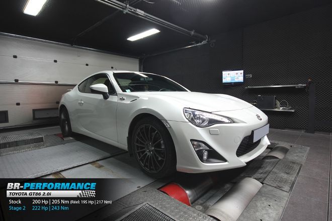 Toyota GT86 2.0i stage 2 - BR-Performance - Motor optimisation