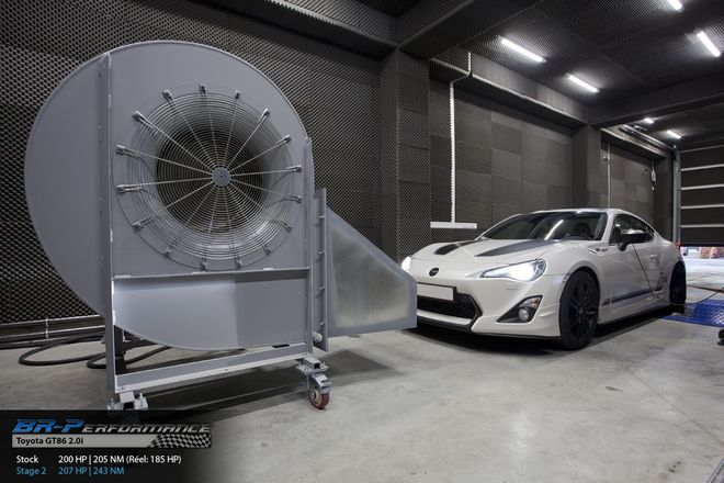 Toyota GT86 2.0i stage 2 - BR-Performance - Motor optimisation