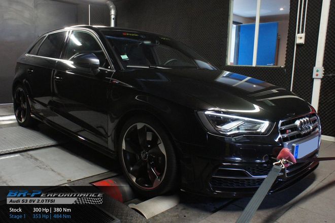 Audi S3 8V Mk1 S3 2.0 TFSI stage 1 - BR-Performance - Motor optimisation