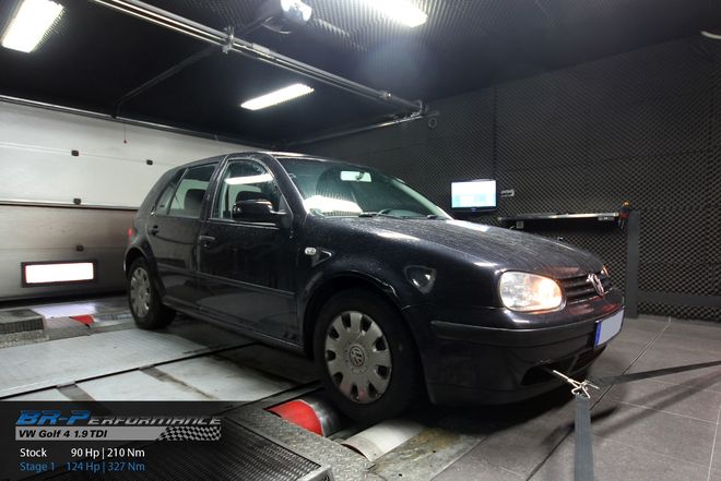 Volkswagen Golf IV 1.9 TDi stage 1 - BR-Performance - Motor optimisation