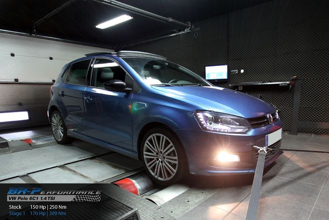 Volkswagen Polo 6C1 1.4 TSi - Blue GT stage 1 - BR-Performance - Motor ...