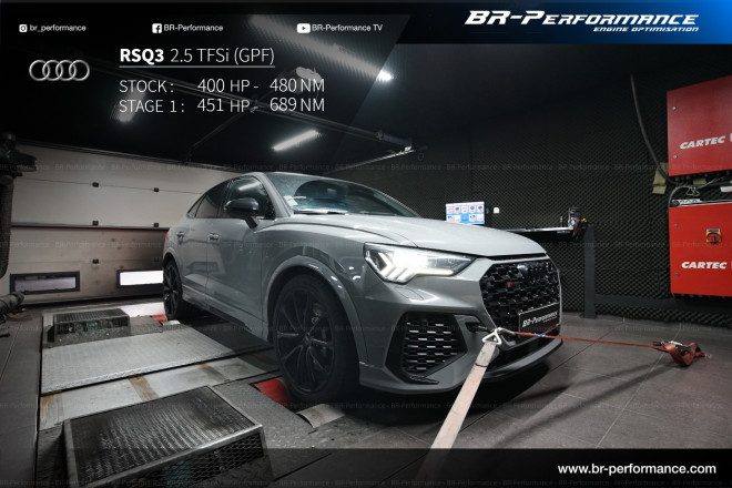 Audi RSQ3 RS TFSI (2.5T GPF) stage 1 - BR-Performance - Motor optimisation
