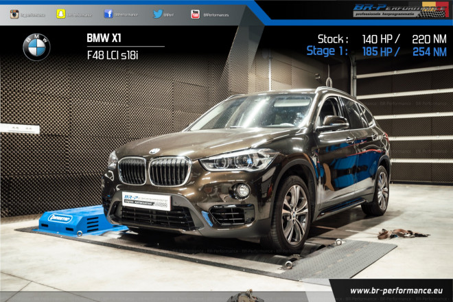 BMW X1 F48 LCI s18i stage 1 - BR-Performance - Professionele chiptuning