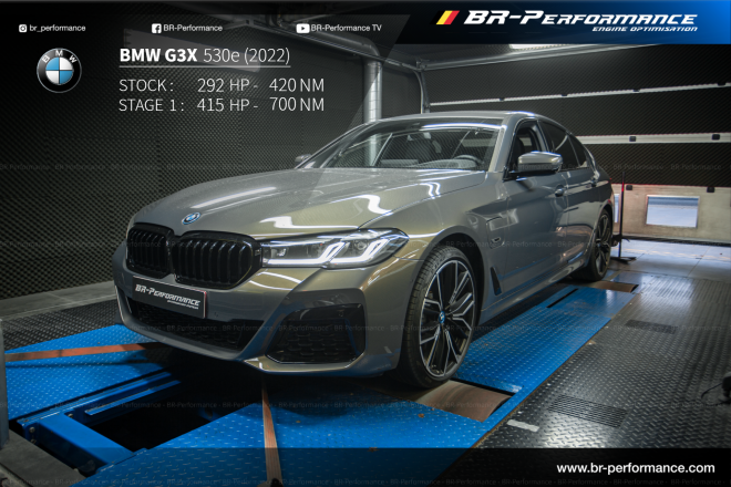 BMW Serie 5 G3x LCI 530e stage 1 - BR-Performance - Reprogrammation moteur, préparation moteur ...