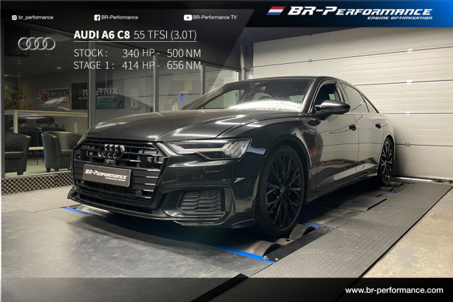 Audi A6 C8 55 TFSI (3.0T) stage 1 - BR-Performance - Motor optimisation