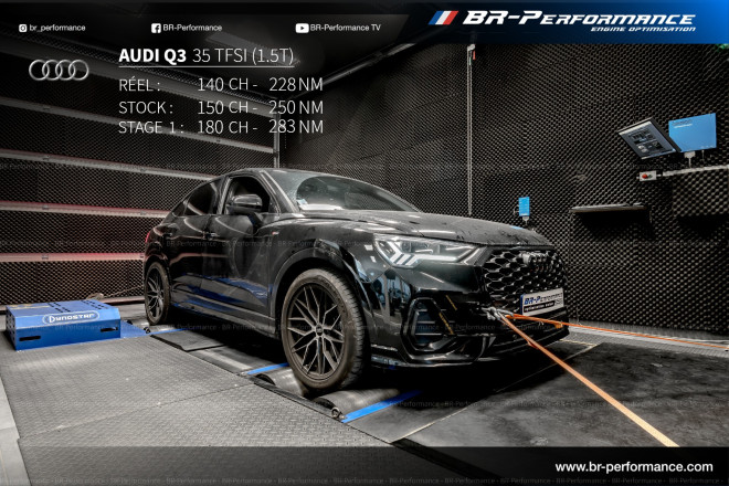 Audi Q3 F3 35 TFSI - (1.5T) stage 1 - BR-Performance - Professionele chiptuning