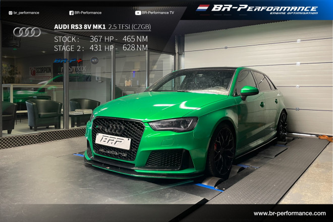 Audi RS3 8V RS3 2.5 TFSI stage 2 - BR-Performance - Motor optimisation