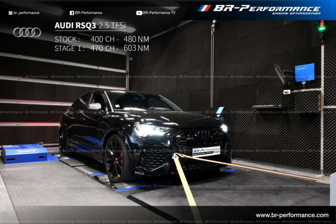 Audi RSQ3 RS TFSI (2.5T GPF) stage 1 - BR-Performance - Motor optimisation