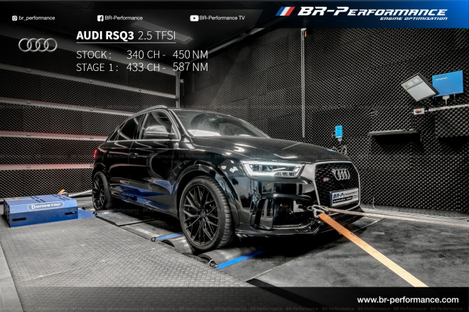 Audi RSQ3 2.5 TFSI stage 1 - BR-Performance - Motor optimisation
