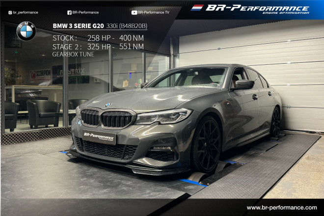 BMW Serie 3 G2x 330i stage 2 - BR-Performance - Motor optimisation