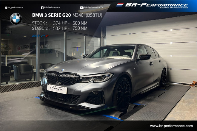BMW Serie 3 G2x M340i (2020 -> ...) stage 2 - BR-Performance - Motor ...