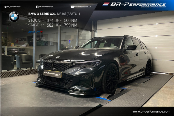 BMW Serie 3 G2x M340i (2020 -> ...) stage 3 - BR-Performance - Motor ...