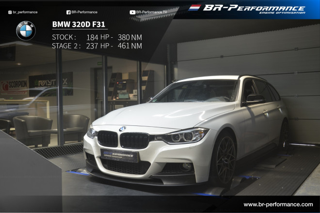BMW Serie 3 F3x 320d stage 2 - BR-Performance - Motor optimisation