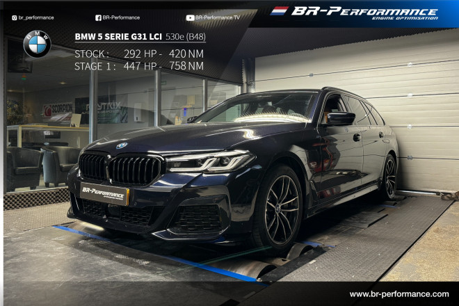 BMW Serie 5 G3x LCI 530e stage 1 - BR-Performance - Professionele chiptuning