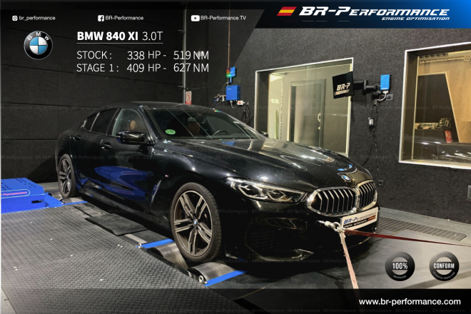BMW Serie 8 GC G16 840i Xdrive stage 1 - BR-Performance - Motor ...