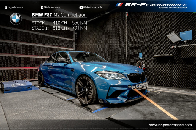 BMW M2 F87 M2 Competition stage 1 - BR-Performance - Motor optimisation
