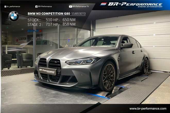 BMW M3 G8x M3 Competition stage 2 - BR-Performance - Motor optimisation