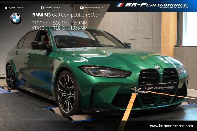BMW M3 G8x M3 Competition stage 2 - BR-Performance - Motor optimisation