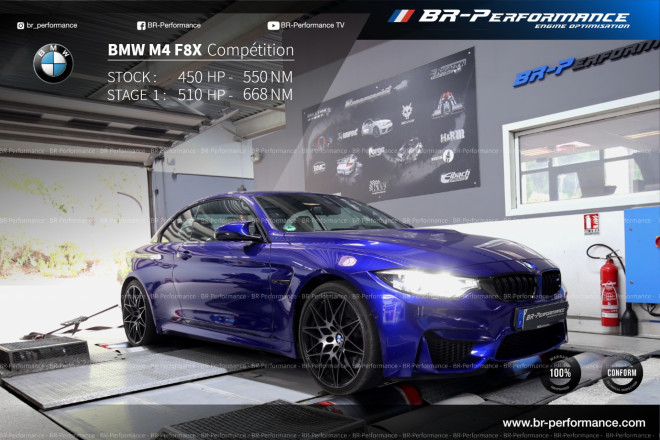 BMW M4 F82/83 LCI M4 Competition stage 1 - BR-Performance - Motor ...