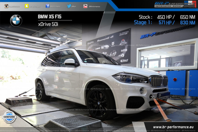BMW X5 F15 xDrive 50i stage 1 - BR-Performance - Motor optimisation