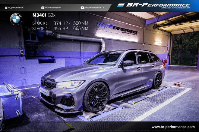 BMW Serie 3 G2x M340i (2020 -> ...) stage 1 - BR-Performance - Motor ...