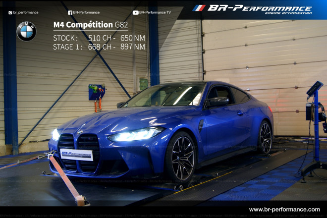 BMW M4 G82 M4 Competition stage 1 - BR-Performance - Motor optimisation