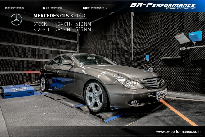 Mercedes CLS C219 CLS 320 CDI stage 1 - BR-Performance - Motor optimisation