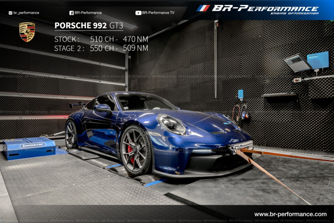 Porsche 911 992 GT3 stage 2 - BR-Performance - Motor optimisation