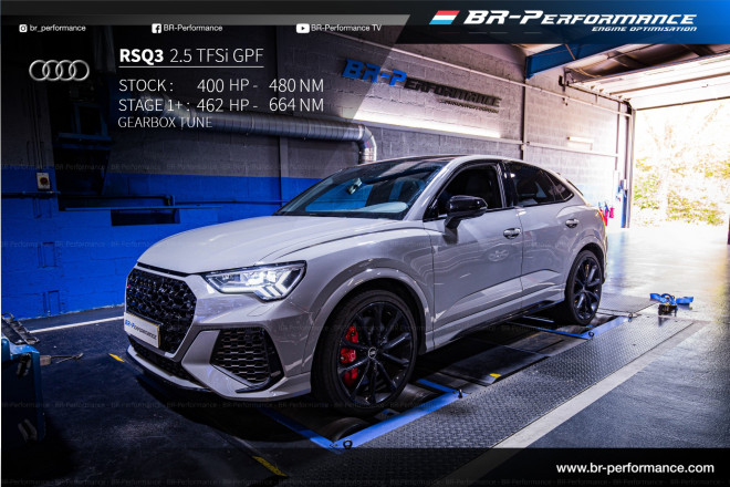Audi RSQ3 RS TFSI (2.5T GPF) stage 2 - BR-Performance - Motor optimisation