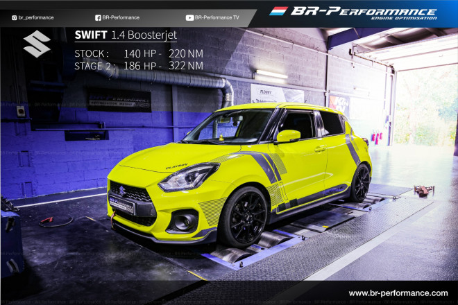 Suzuki Swift 1.4 Boosterjet stage 2 - BR-Performance - Motor optimisation