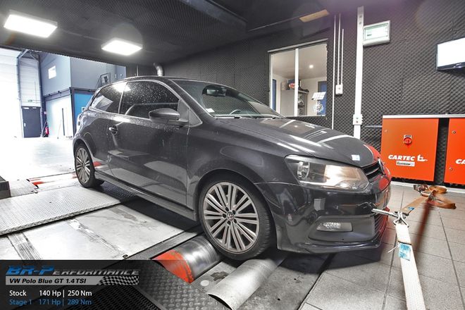 Volkswagen Polo 6C1 1.4 TSi - Blue GT stage 1 - BR-Performance - Motor ...